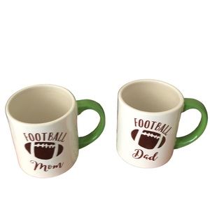 LANG | Dining | Football Mom And Football Dad Mug Set | Poshmark